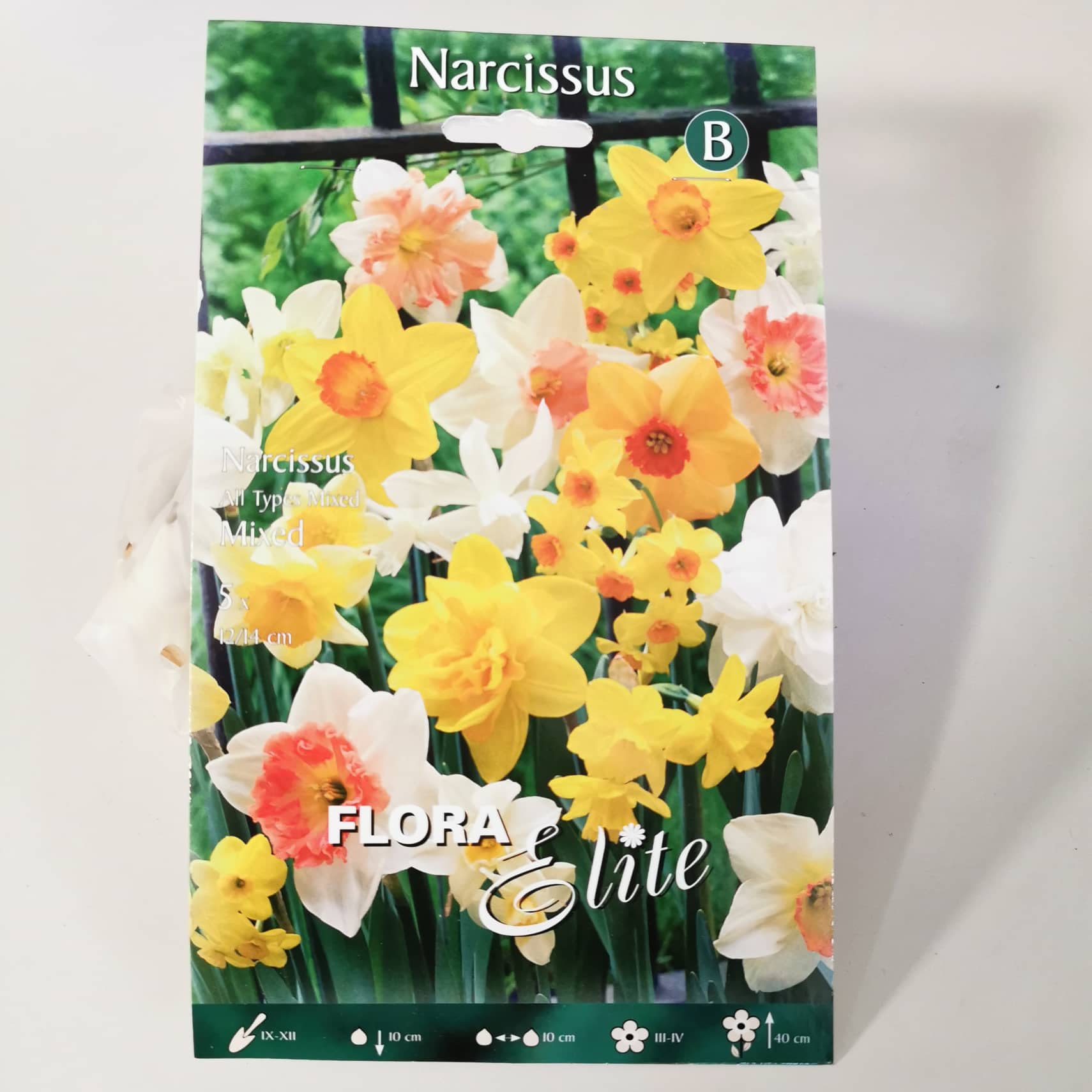 Narcizai įvairių rūšių ir spalvų mišinys „All Types Mixed“, 5 ...